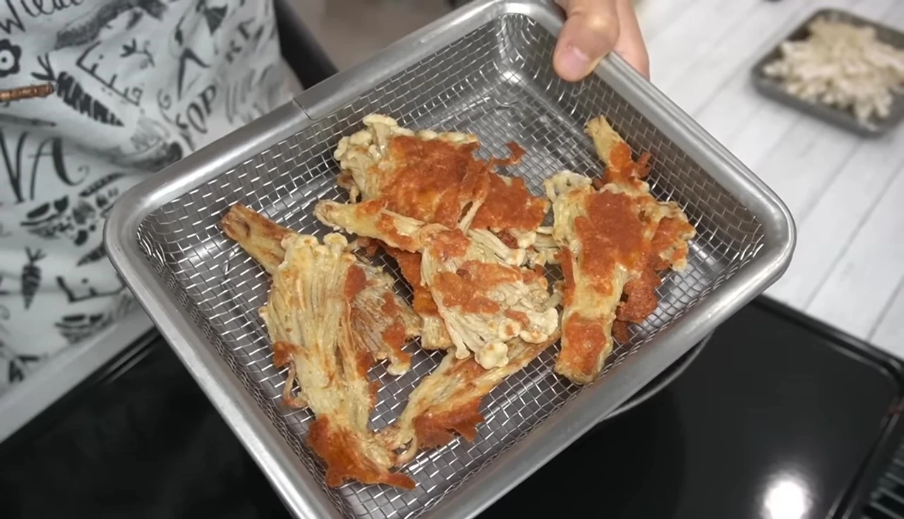 Crispy Enoki Mushroom Cheese Bites: Easy Snack Recipe