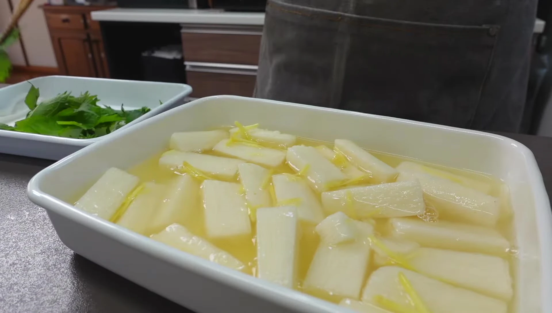 Crispy Yam & Shiso Leaf Pickles: Easy Japanese Recipe