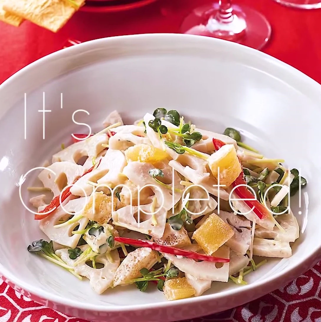 Quick & Easy Herring Roe and Lotus Root Mayonnaise Salad