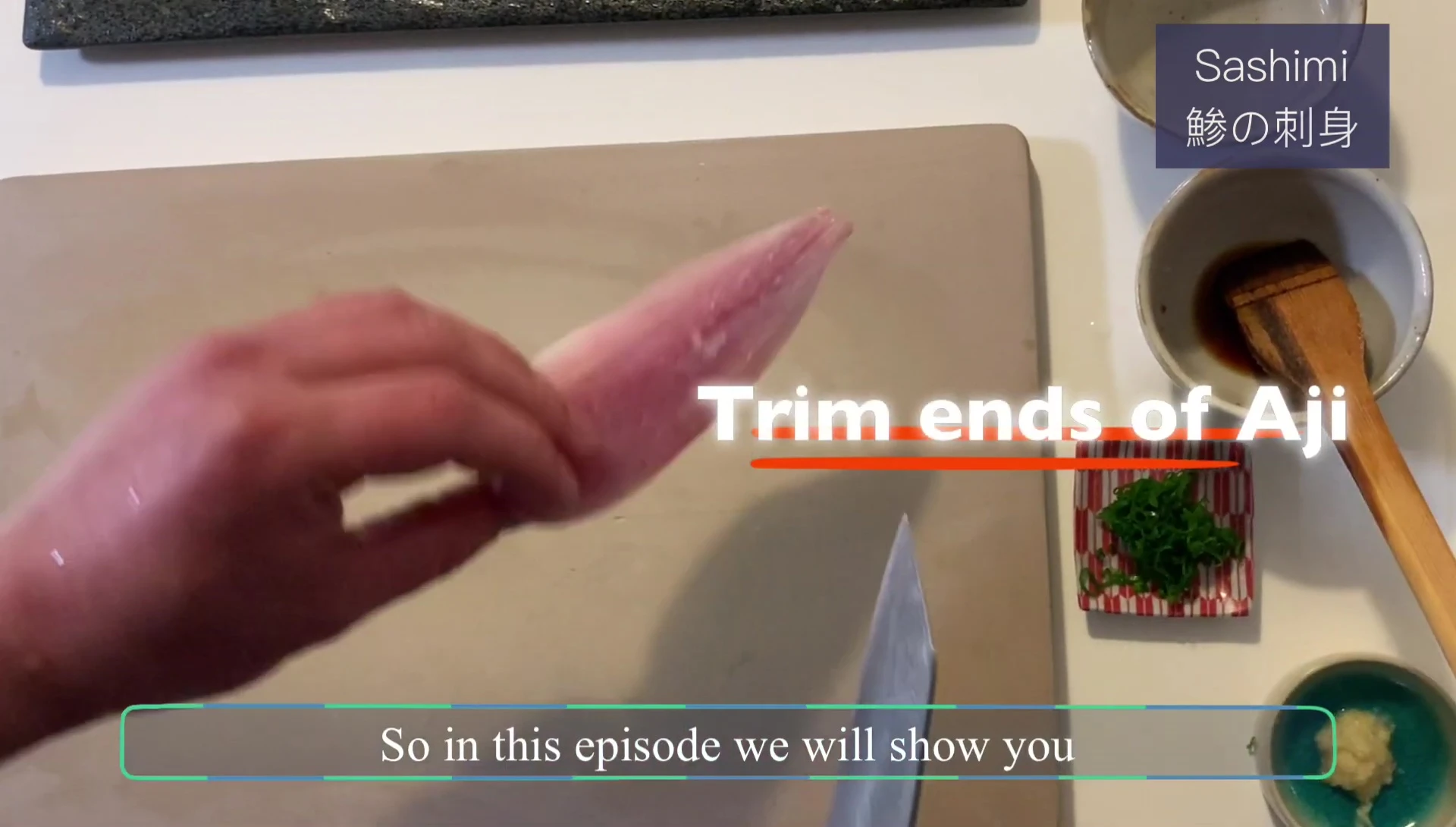 3 Ways to Enjoy Aji: Sushi, Sashimi, & Tataki Recipe